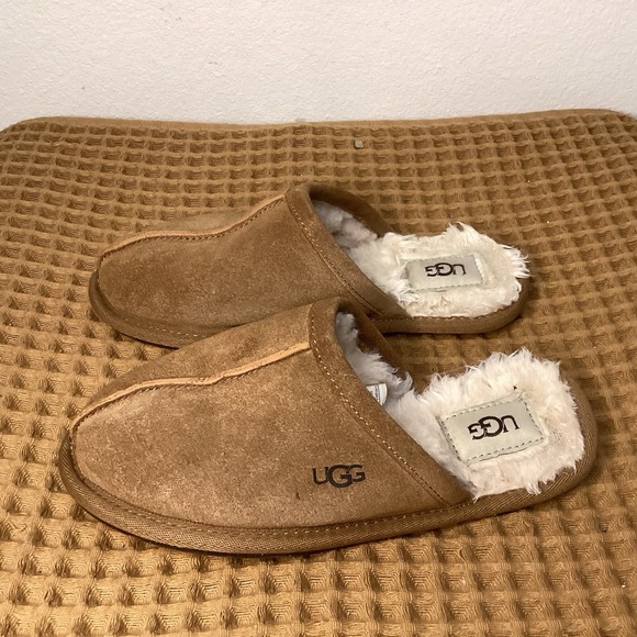 UGG | Shoes | Ugg Pearle Womens Size 5 Brown Suede Slides Slippers ...